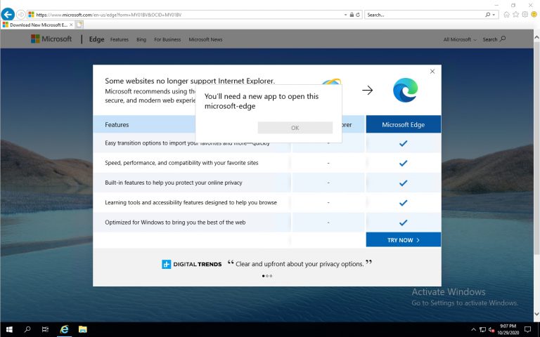 ติดตั้ง Microsoft Edge บน Windows Server 2019 – Implementer Limited